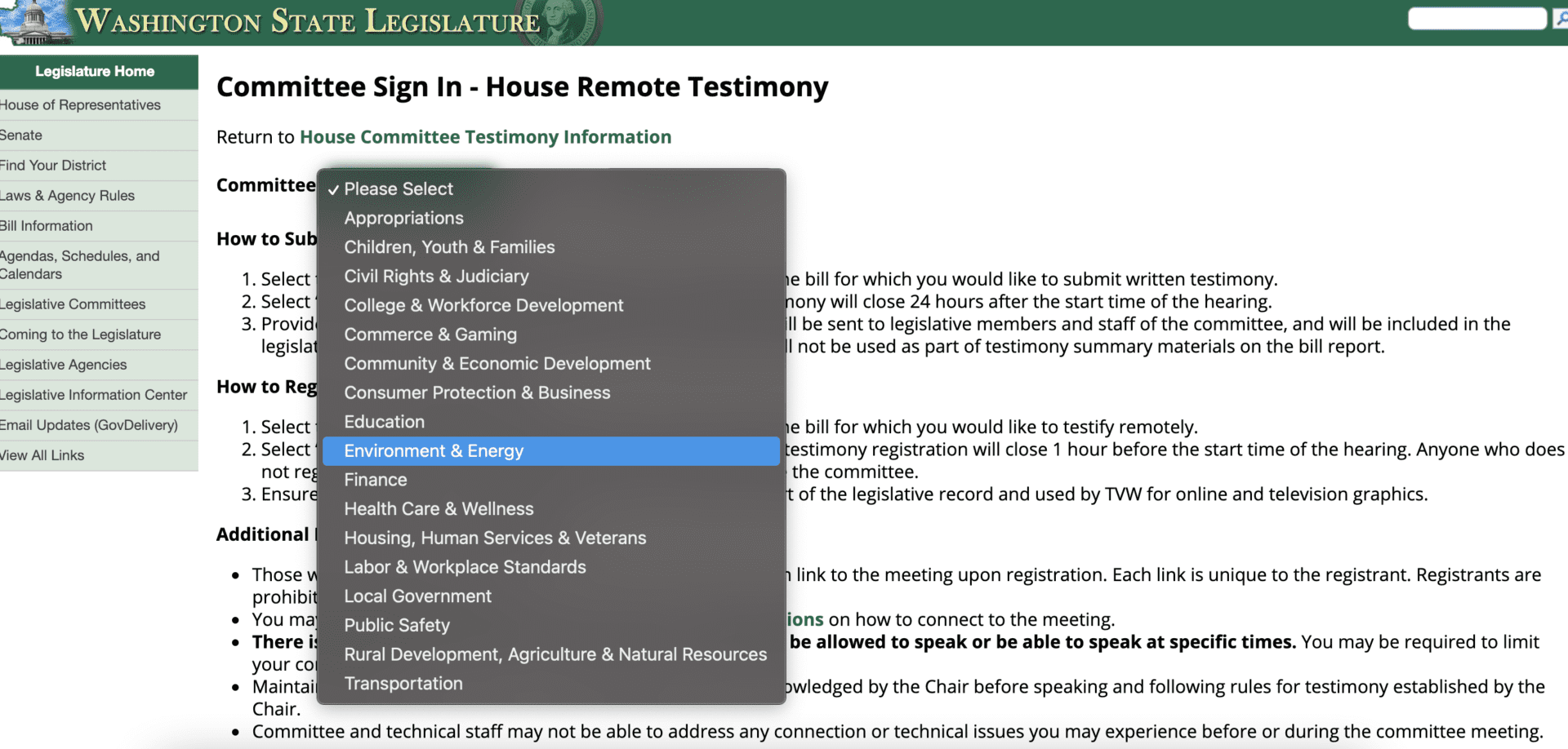 Virtual lawmaking: 7 easy steps to support key state policies - RE Sources